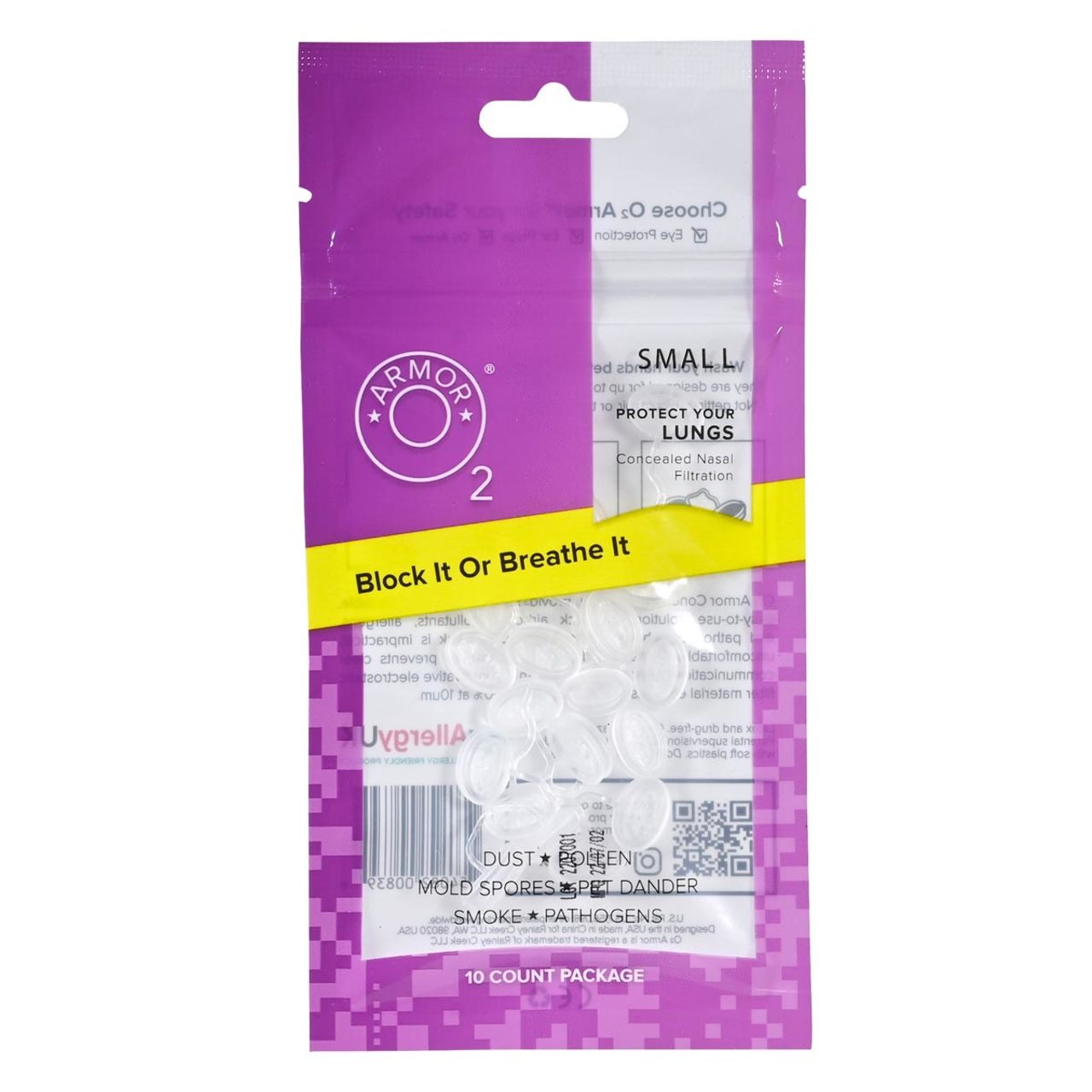 O2 Armor Nose Filter - 10 Pack – Safety Gear – 8621076611300